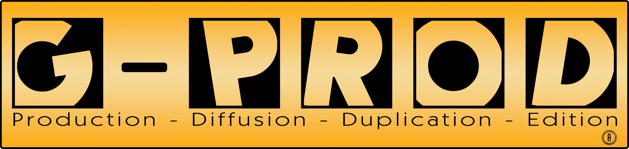 G-prod, production, edition, publication, diffusion.